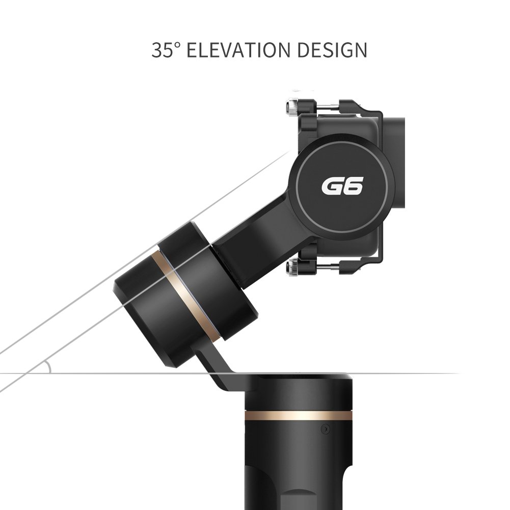 FeiyuTech G6 [Official] Splashproof Handheld Grip Gimbal 3-Axis Stabilizer for GoPro Hero 8 7 6 5 4 SJCAM YI 4K AEE Sport Action Camera