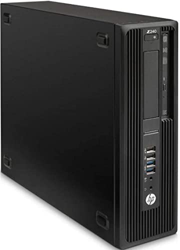 HP Z240 SFF Workstation – Intel Core i7-6700 3.4GHz W/16GB DDR4, 500GB HDD, Windows 10 Professional (Renewed)