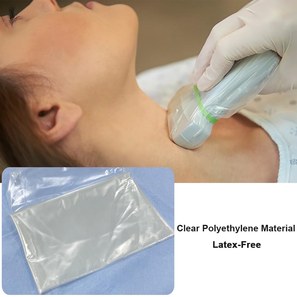 Ultrasound Probe Cover - Latex-Free Sterile Disposable Clear, 6 in x 48 in, Individual Packaging (50 Pcs/Package)