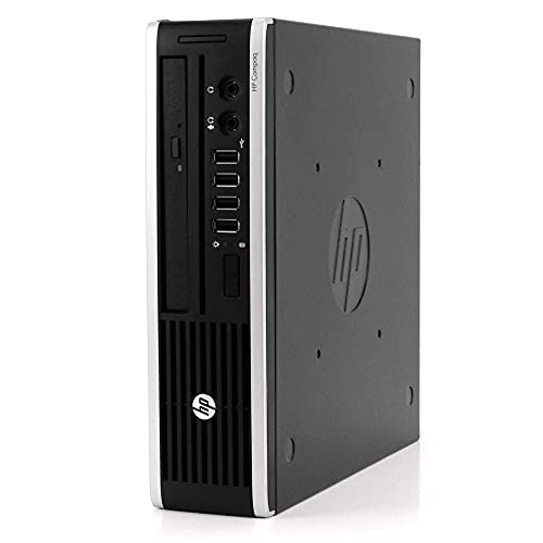 HP Elite 8300 Ultra Slim High Performance Business Desktop Computer, Intel Quad Core i7 Up to 3.9Ghz, 16GB RAM, 480GB SSD, DisplayPort, USB 3.0, Windows 10 Pro (Renewed)