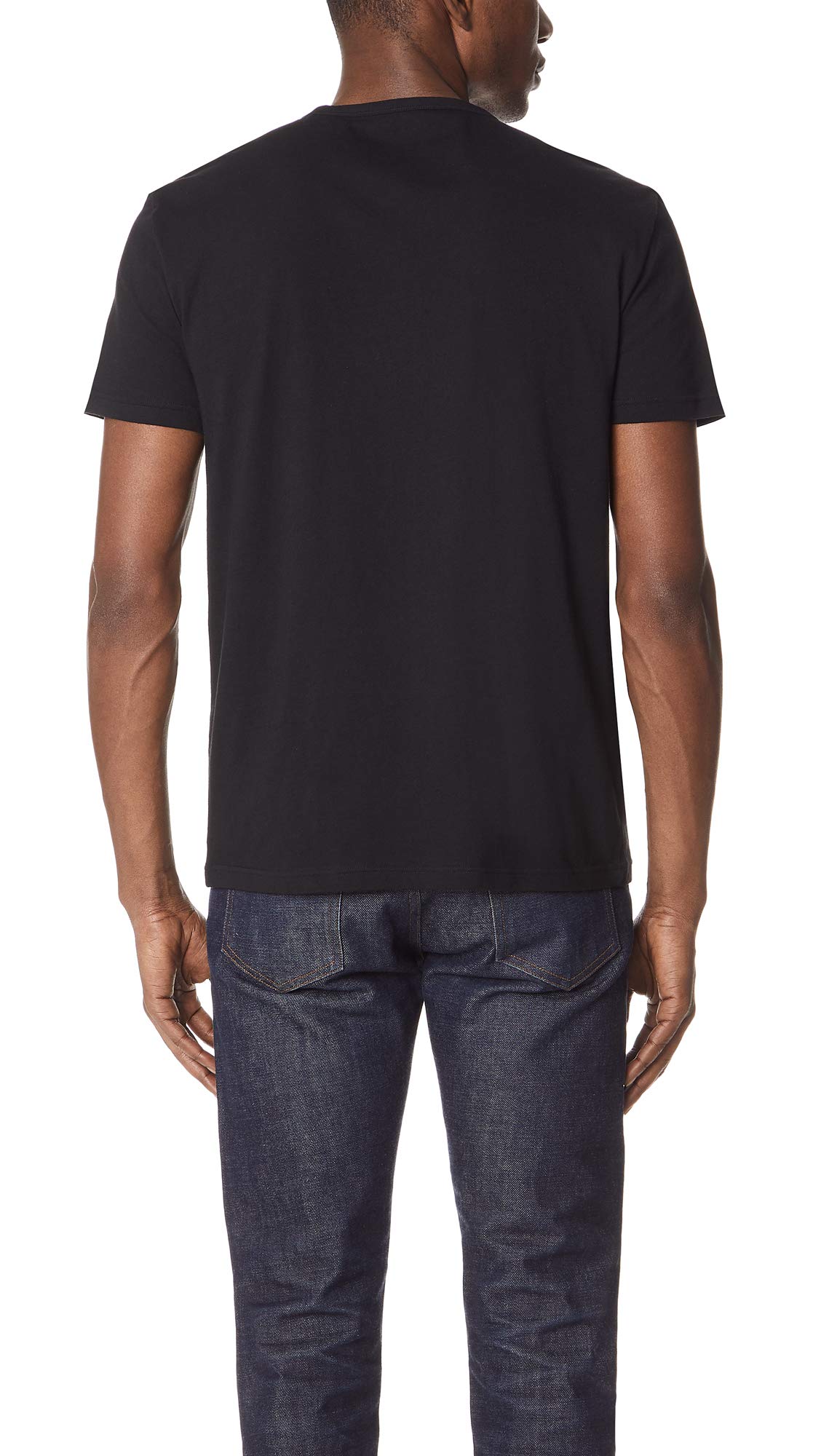 Emporio Armani mens Pure Cotton Men's 3 Pack V-neck T-shirt T Shirt, Grey/White/Black, Medium US
