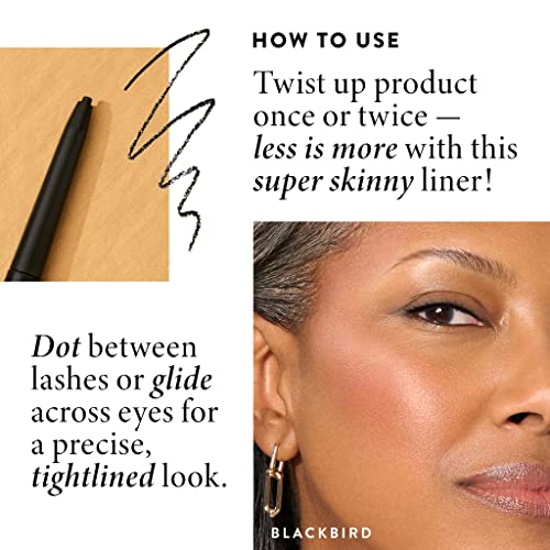 LAURA GELLER NEW YORK INKcredible Precision Gel Eyeliner - Brown Eyed Girl - Waterproof - Retractable Eyeliner - Ultra-Thin Tip
