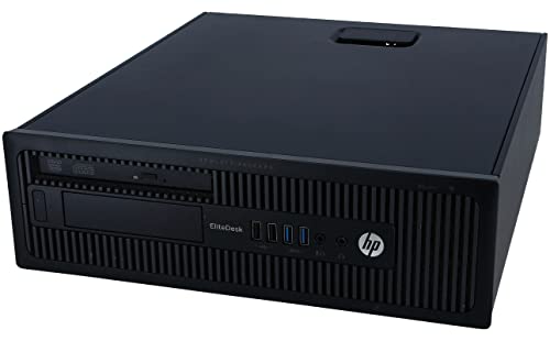 HP EliteDesk 800 G1 Intel Core i7-4770 3.4GHz 8GB 500GB Win10, Black (Renewed)