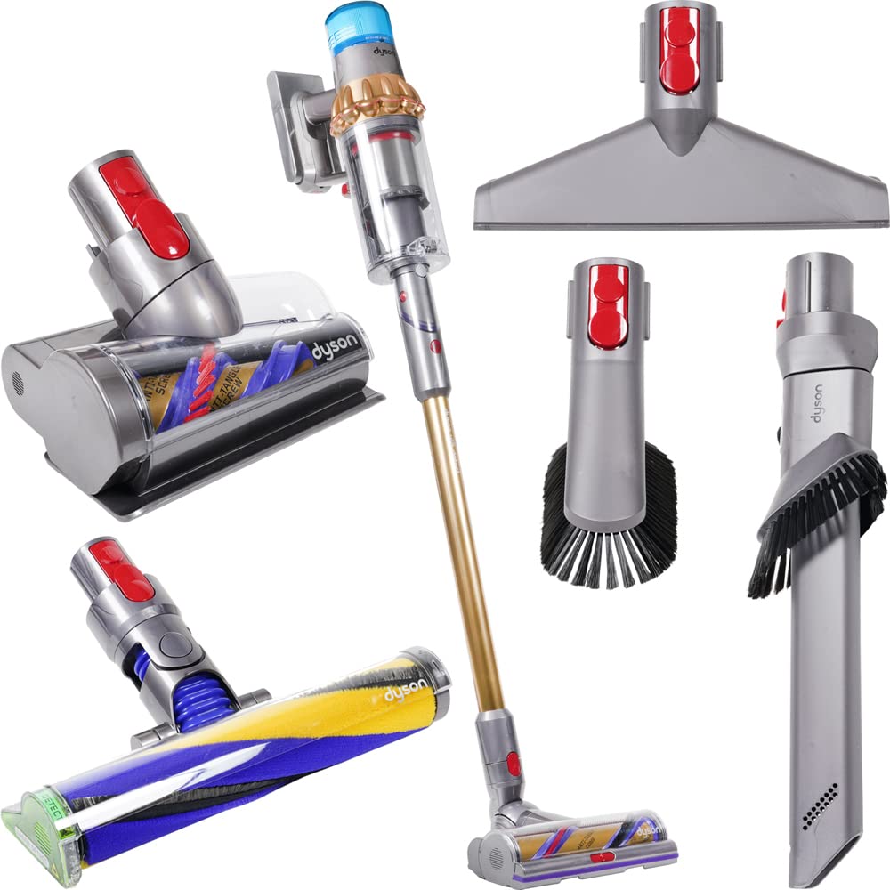 Dyson 400477-01 V15 Detect Absolute Stick Vacuum Bundle with 2 YR CPS Enhanced Protection Pack (E99DY40047701)