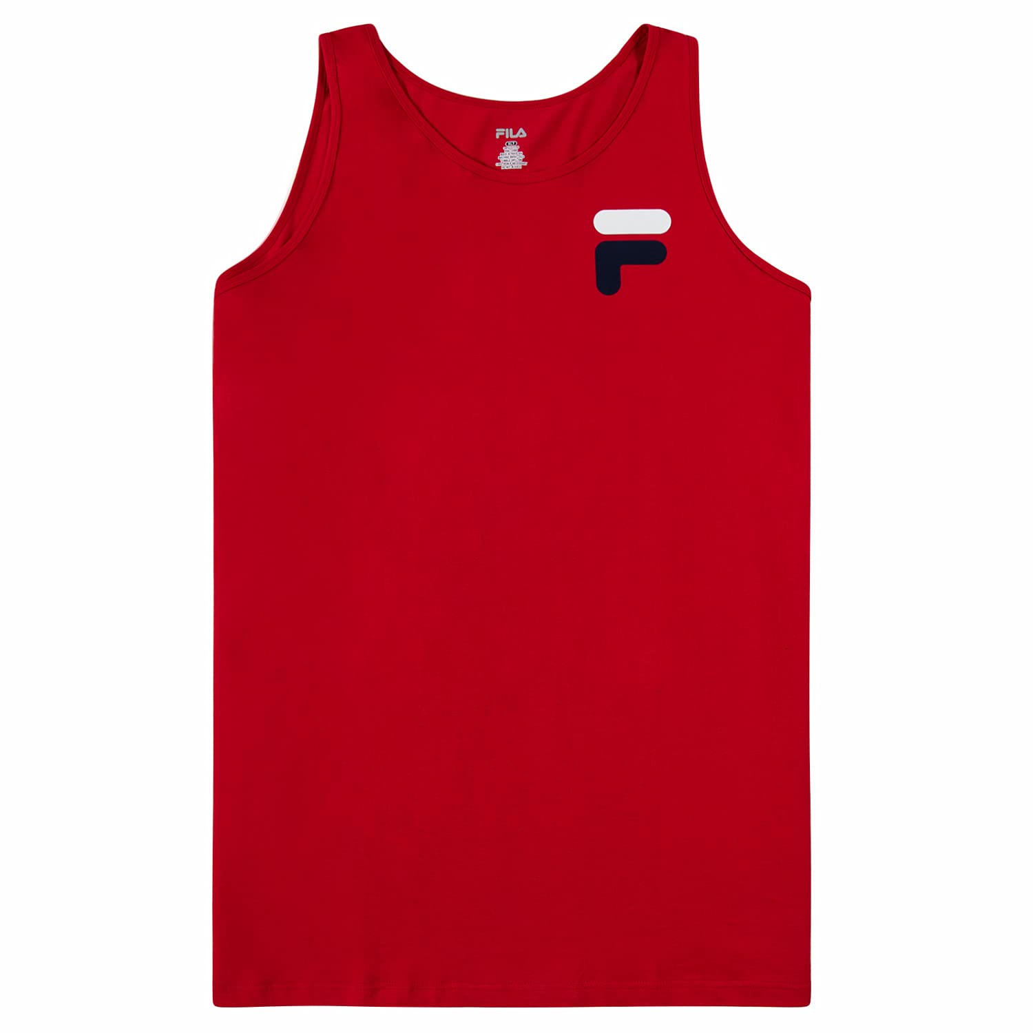 Fila Big and Tall Muscle Shirts for Men - Mens Tank Top, Workout Gym Tanks Red