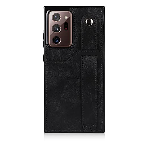 Phone Case Cover Compatible with Samsung Galaxy Note20 Ultra Leather Wallet Phone Case Stand Wrist Strap Phone Case Adjustable Wrist Strap Phone Case Compatible with Samsung Galaxy Note20 Ultra Bags S