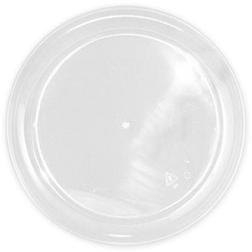 Fiesta Supply 9 Inch Clear Plastic Plates - 50 Count - Round Solid Color Disposable Plates Clear Plastic Plates For All Occasions