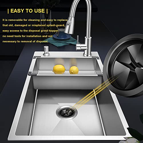 Garbage Disposal Splash Guard Collar Sink Baffle Cover Kitchen Disposal Replacement Waste Food Disposal Accessories Part for Whirlaway, Waste King, Sinkmaster and GE Models (3 1/8 Inch in Diameter)
