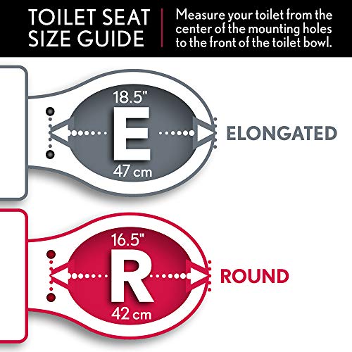 MAYFAIR 19601CP 378 Toilet Seat with Chrome Hinges, ELONGATED, Natural Oak Veneer