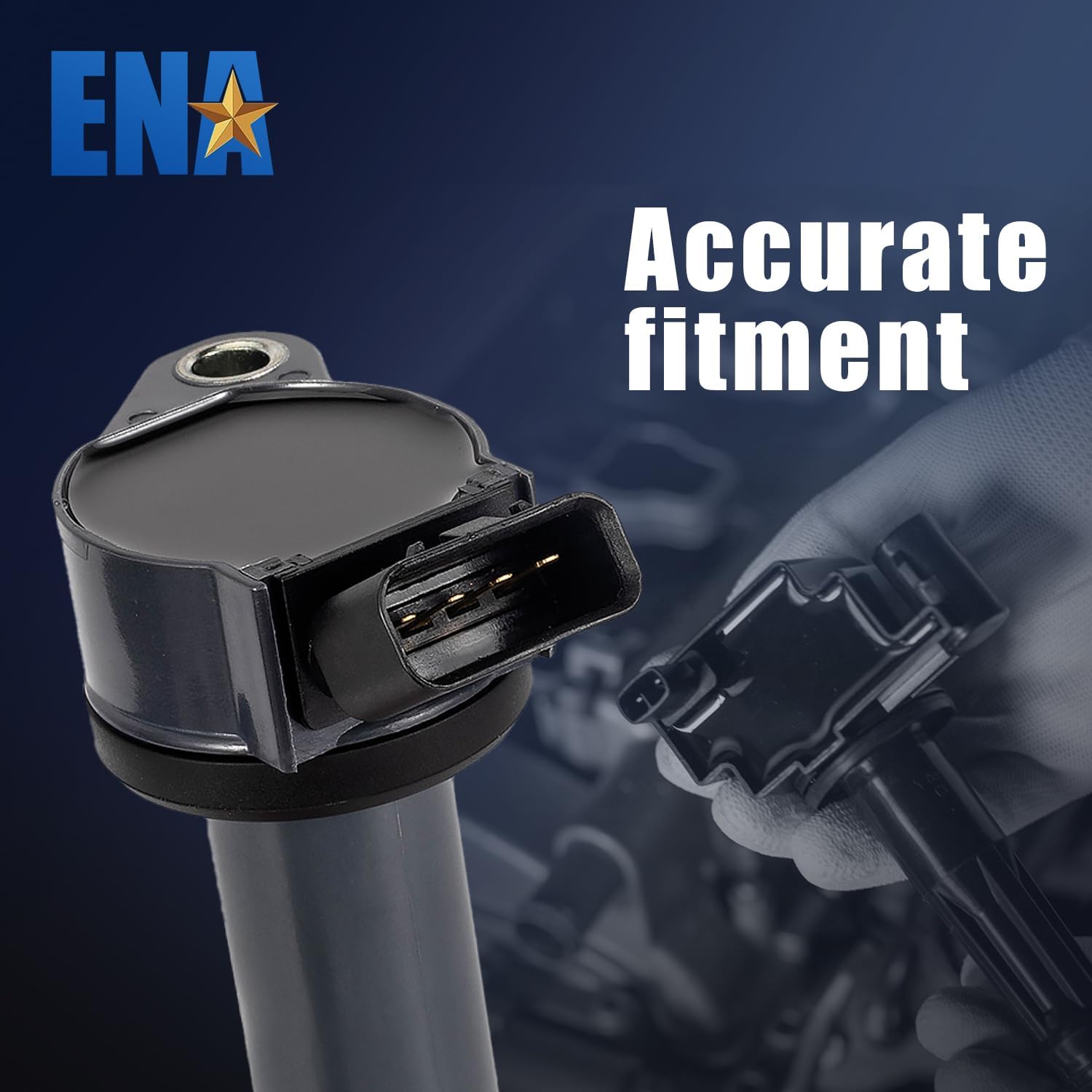 ENA Pack 6 Ignition Coil 3.5L Compatible with Lexus Toyota Sienna Avalon Camry Highlander Rav4 Venza Lexus RX350 IS350 ES350 V6 2007 2008 2009 2010 2011 2012 2013 2014 2015 Coils for UF487 90919A2007
