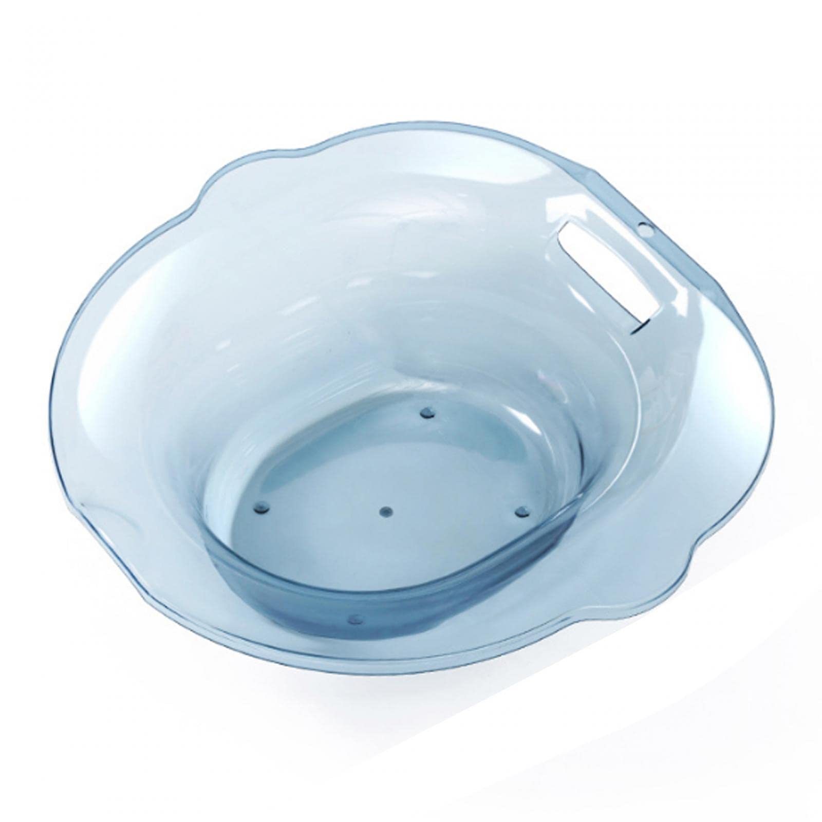 Sitz Bath Basin for Toilet,Bidet Toilet Tub, Universal,Portable Wider Seating Area Hangable Anti Overflow Hip Bath Steam Seat for Elderly, Blue