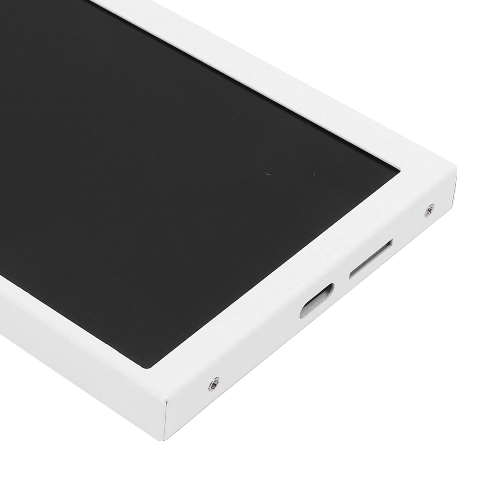 Multithemed Display Screen, Easytooperate 5-inch Monitor Set Panoramic Angle with Data Cable for ITX Chassis (White)