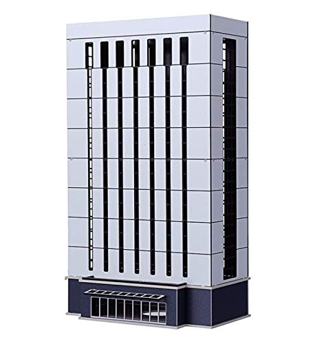 EatingBiting(R) N Scale 1/150 1/160 Modern Enterprise Government Skyscraper Buildings Models Realism Scene for DIY Sand Table Garden Micro Landscape Ornaments Decor Supply DIY Player Spray Painting