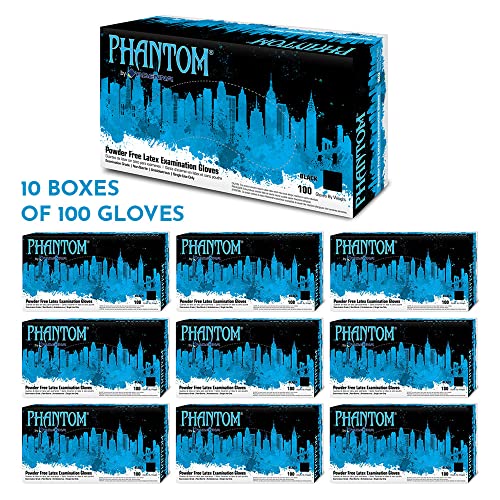 Phantom 6 mil Latex Powder Free Exam Gloves (Large-1000)