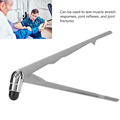 Neurological Diagnostic Hammer, Ergonomic Neurological Percussion Hammer Safe Portable Stainless Steel Mellow for Men for Muscle