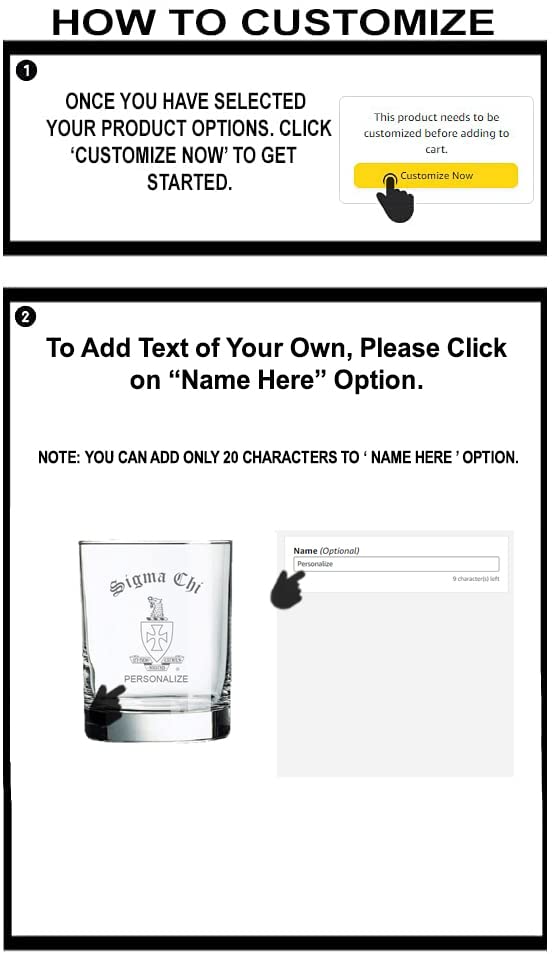 Greekgear Sigma Chi Old Style Glass Transparent