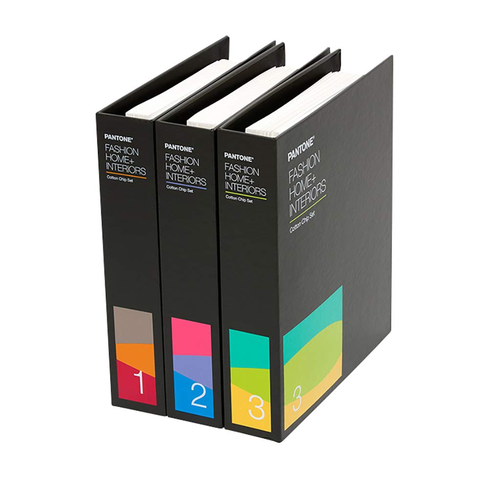 Fashion, Home + Interiors Cotton Chip Set | 2,625 Removable Color Chips| Compact Workspace Reference Guide | Pantone