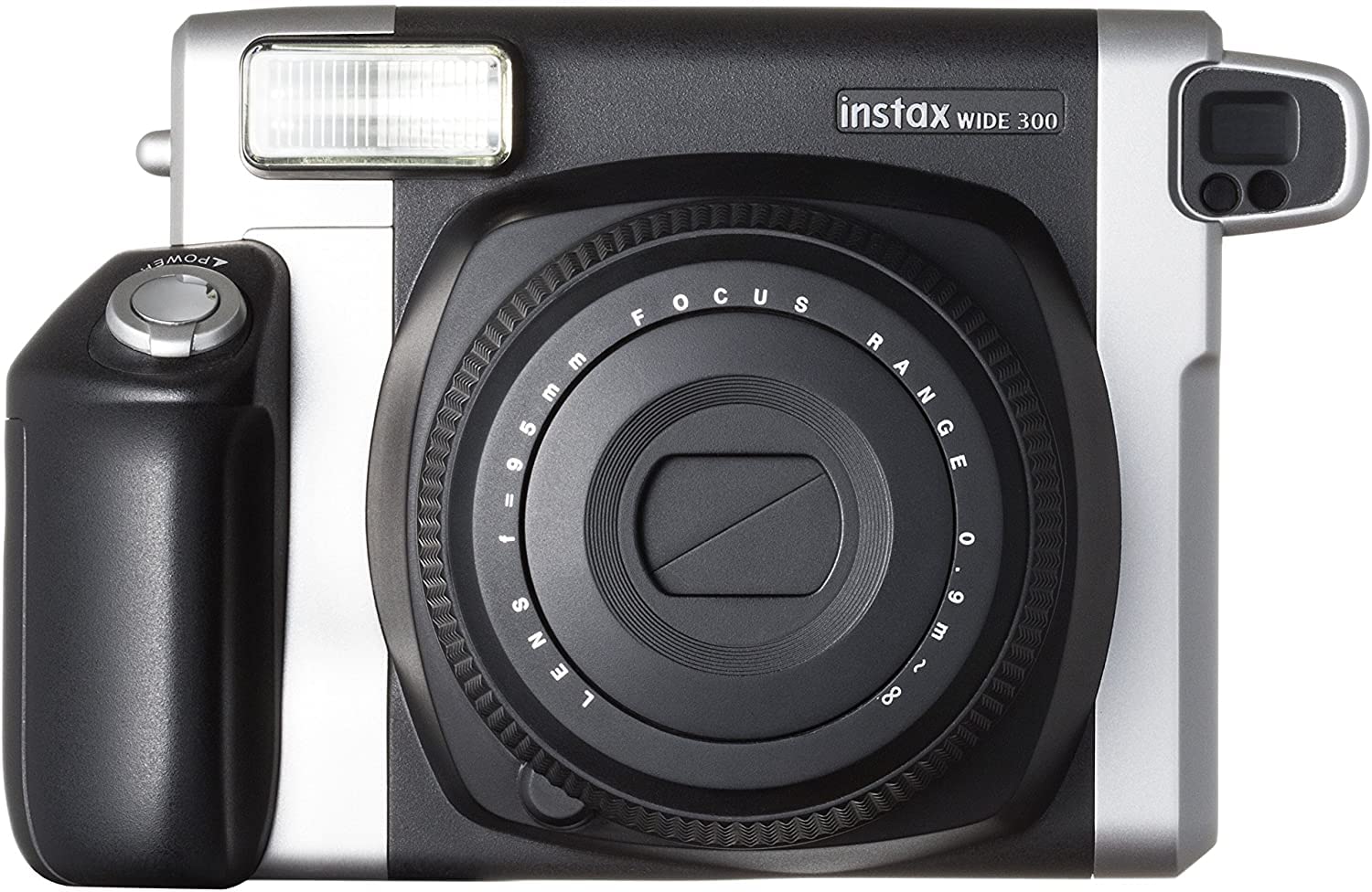 Fujifilm Instax Wide 300 Instant Film Camera (Black) Bundle with Fujifilm Instax Film Pack (White, 20 Shoots) + Carrying Bag + Camera Cleaning Kit + More