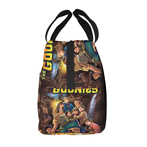 Goonies Never Say Die Insulated Lunch Bag Reusable Lunch Box For Office Work Lunch Tote Bag