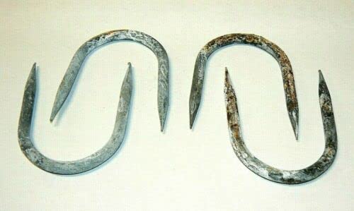 Large Galv. Staples (Pole Line Hardware) Lot of 20 pcs HQ