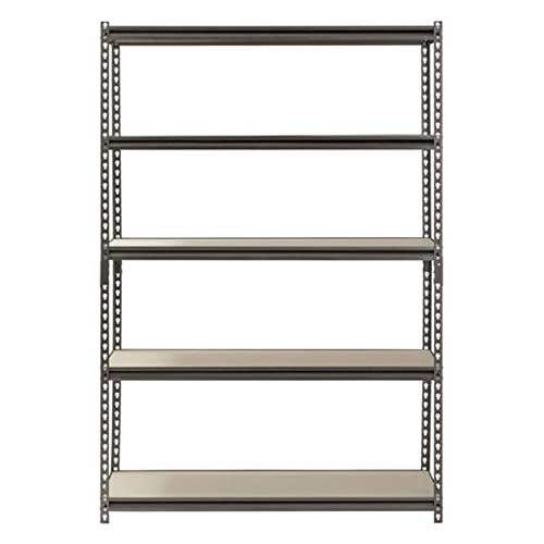 Super Large Bearing Capacity and Space Heavy Duty 5-Tier Steel Freestanding Shelving Storage Racks for Home Warehouse Storage, Silver, 4000 lbs Capacity