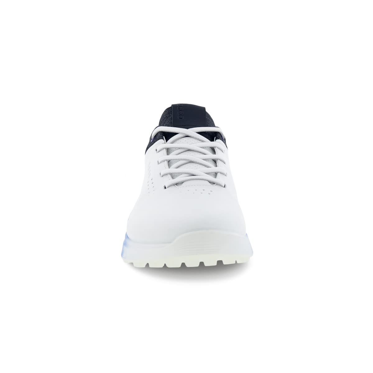 ECCO Men's S-Three Gore-TEX Golf Shoe, White/Black, 11-11.5