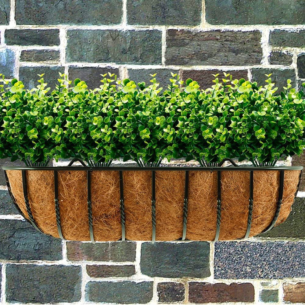 Mxespoir 3Pcs 30" Coco Liners for Planters, Pre-Formed Trough Coconut Fiber Liner Replacement for Window Box, Fence Flower Baskets, Garden Flower Pot (30 inch)