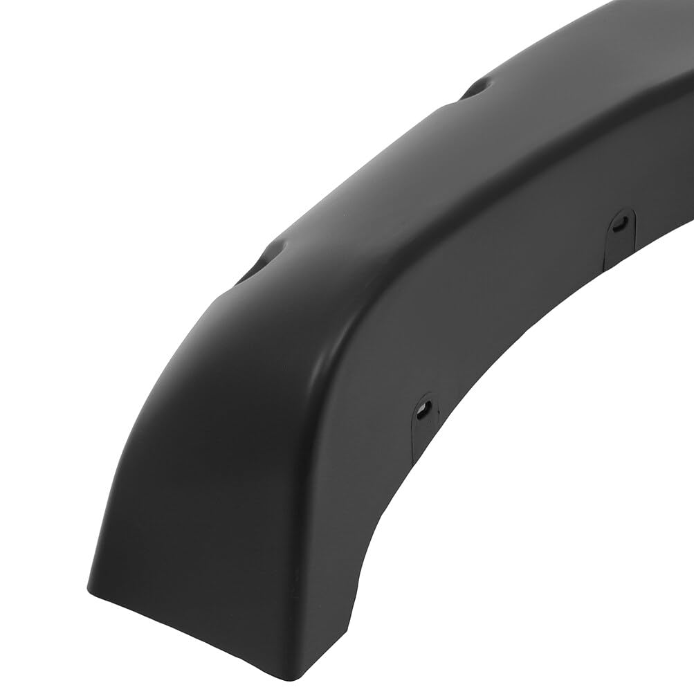 ECCPP PP Black Smooth Fender Flares For 1999-2006 For Chevy Silverado For GMC Sierra With Rubber Edge Trim Hardware Kit Automotive Exterior Accessories