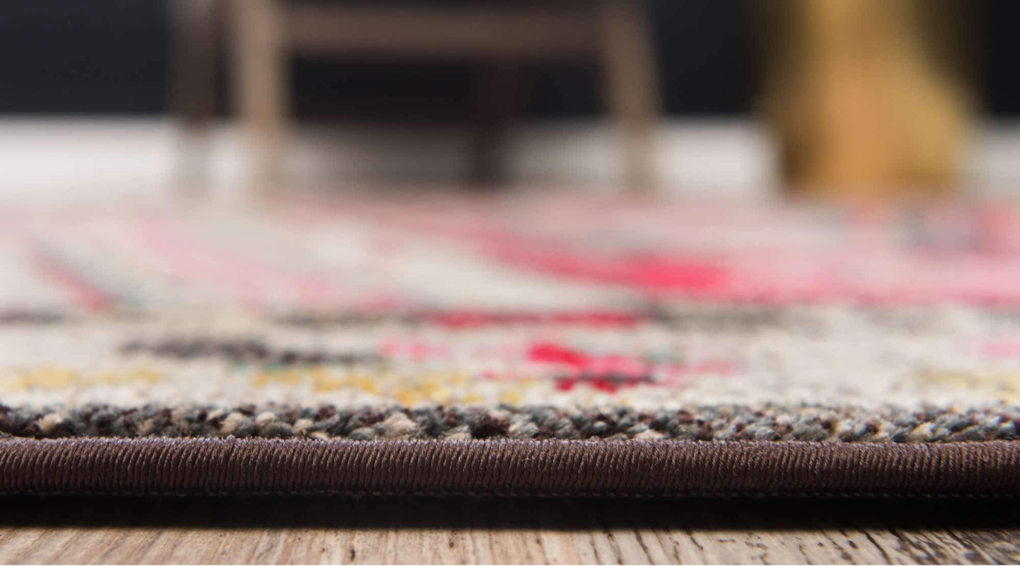 Unique Loom Sedona Collection Southwestern, Geometric, Border, Over-Dyed, Modern, Tribal, Abstract Area Rug, 9 ft x 12 ft, Multi/Beige