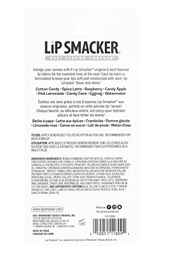 Lip Smacker Holiday Original & Best - 8 Moisturizing Lip Balms, Fun Assortment, Hydrating & Protecting - Vegan