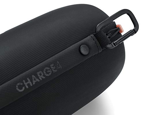 JBL Lifestyle Carry Case for Charge 4 Bluetooth Portable Speaker; Rugged EVA Shell with Weather Resistant Zippered Seal and Carabiner Style Clip (JBL-CHARGE4-CASE)