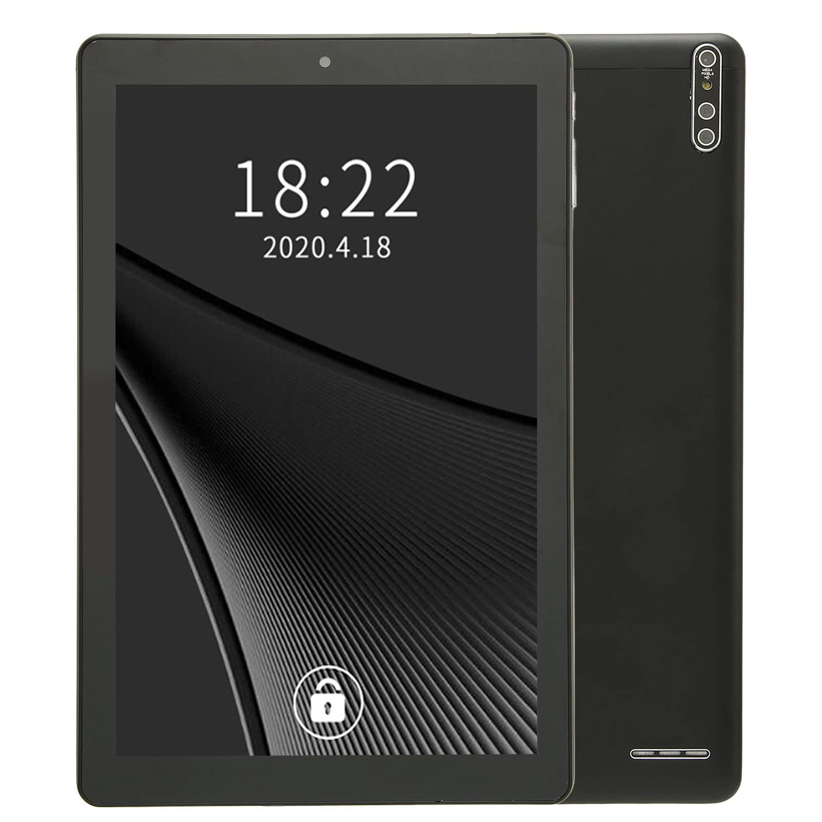 LBEC Tablet, Octa Core Processor 3GB RAM 64GB ROM IPS Screen 10 Inch Tablet Support Fast Charging Dual SIM Dual Standby for Daily Entertainment (US Plug)