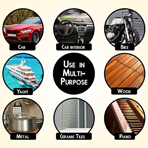 PRIMEVERTIK Buffing Pads 11 Pcs β 3 Inch Buffing Sponge Foam, Woolen Polishing Pad, Drill Adapter & Suction Cup Kit for Car Polishing, Waxing, Compounding & Sealing Glazes for Automative
