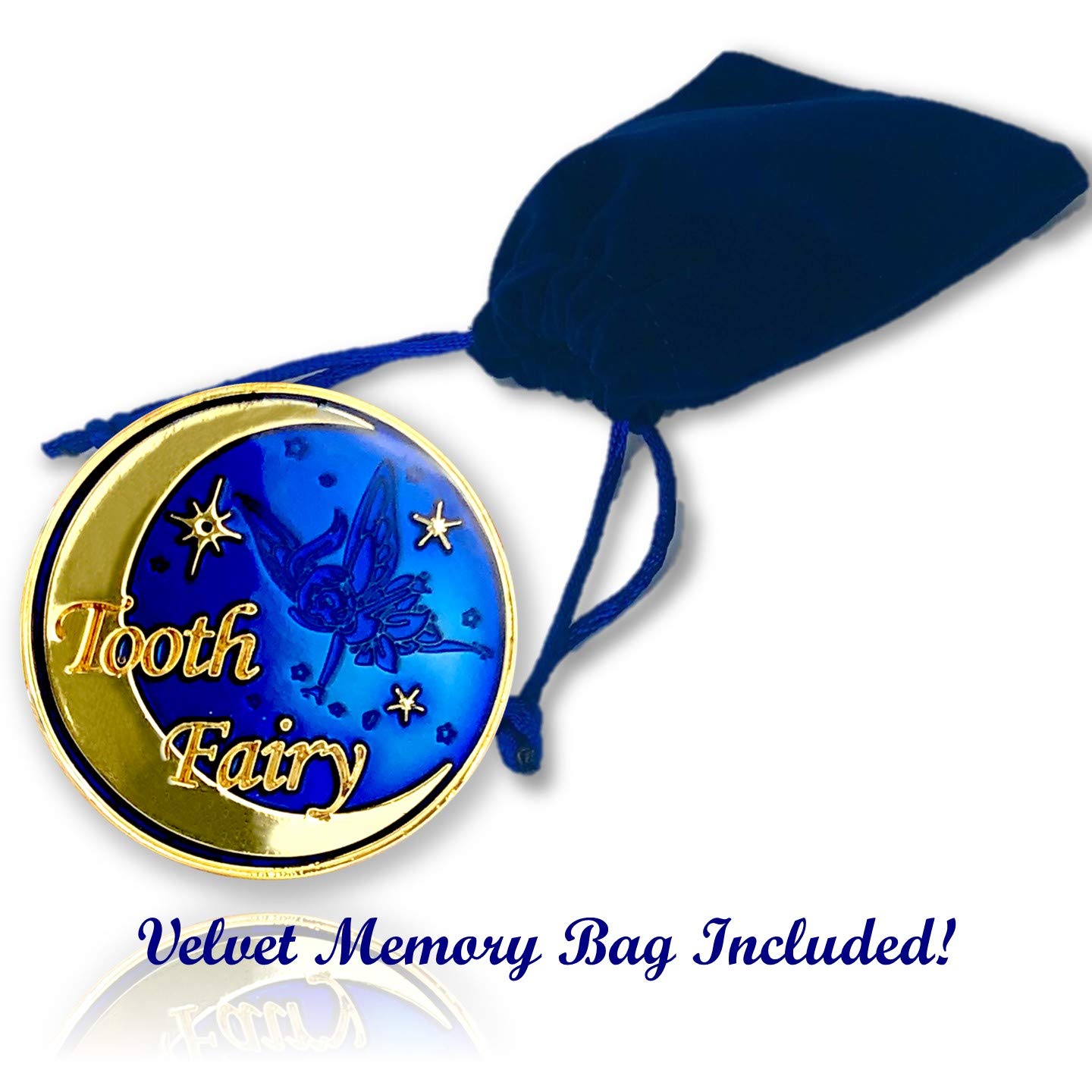 for Boys Tooth Fairy Gift Set Gold Coin and Tooth Fairy Book for Boys
