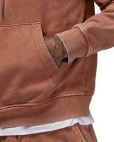 Nike Jordan Mens Flight Fleece Washed Pullover Hoodie L Ligth Brown