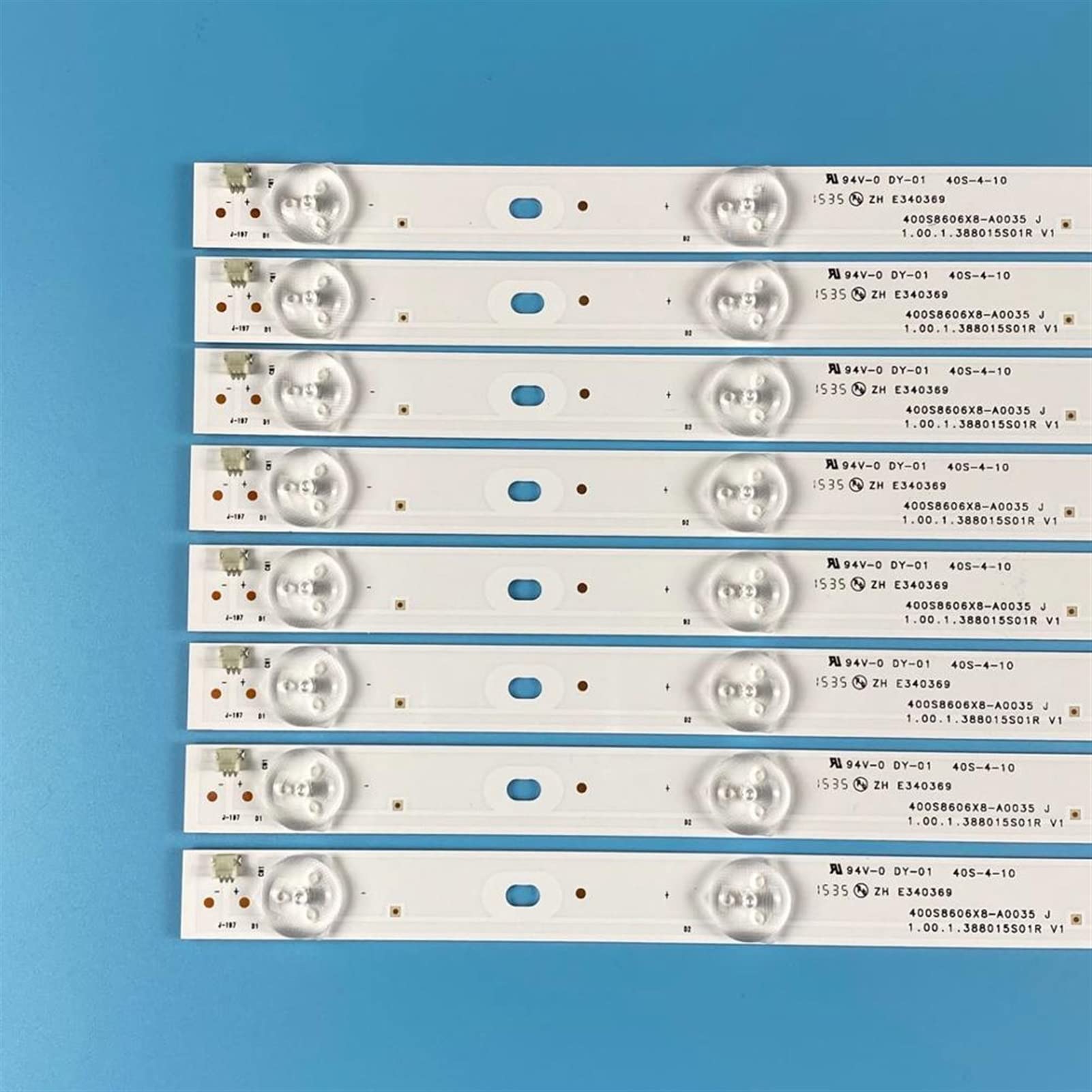 GaYouny LED Backlight Strip for PH40R86 PH40R86DSGW 400S8605X8-B0040 E34036 40S-4-10 1.00.1.388015S01R V1 Beatirce (Size : 20 Set)