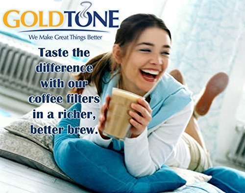GOLDTONE Reusable Coffee Filter fits BUNN Coffee Maker and Brewer. Replaces your BUNN Coffee Filter 10 Cup Basket and BUNN Permanent Coffee Filter