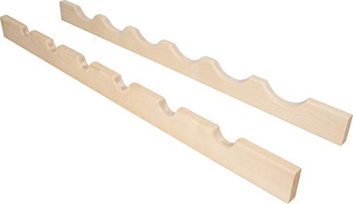 Hardware Resources BR30 Wine Bottle Rack, Maple