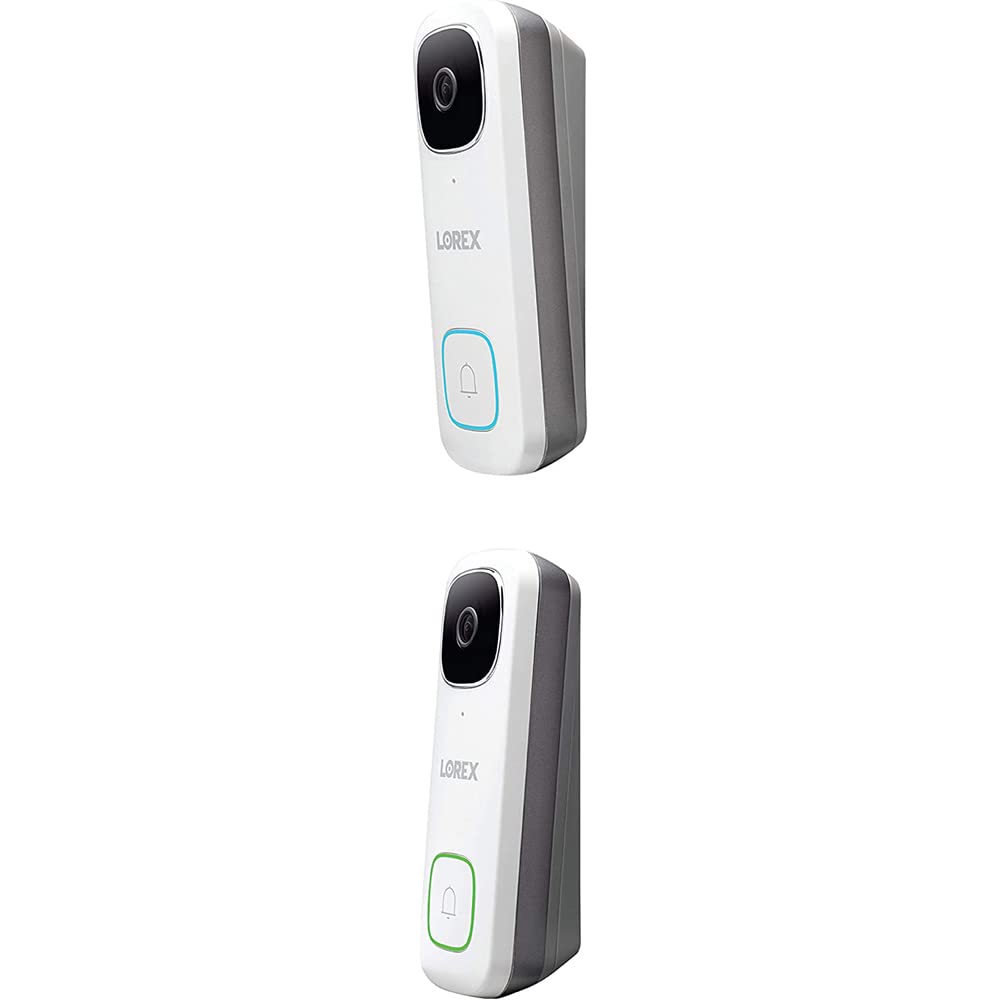Lorex B451AJD-E 2K Wired Video Doorbell White Bundle with Lexar High-Performance 633x microSDHC/microSDXC UHS-I 64GB Memory Card
