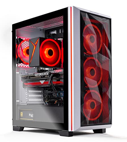 Skytech Gaming Skytech Chronos Gaming PC Desktop β Intel Core i7 12700K 3.6 GHz, NVIDIA RTX 3080, 1TB NVME SSD, 32GB DDR5 RAM RGB, 850W Gold PSU, 360mm AIO, 11AC Wi-Fi, Windows 11 Home 64-bit