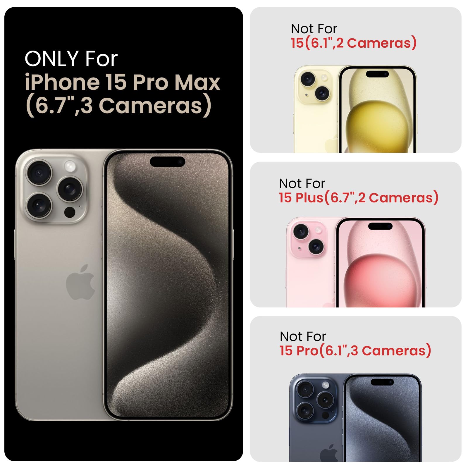 FireNova Designed for iPhone 15 Pro Max Case, Silicone Upgraded [Camera Protection] for iPhone 15 ProMax Case with [2 Screen Protectors], Anti-Scratch Microfiber Lining, 6.7 inch, Light Brown