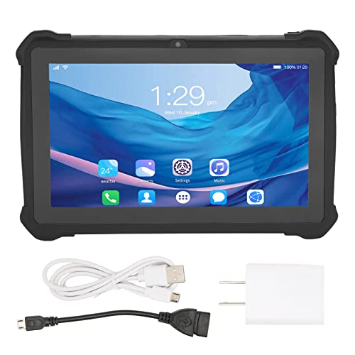 Leftwei Kids Tablet 100-240V Kids Tablet Compatible 128GB TF Card 2GB 32GB 10 Compatible Boy (US Plug)