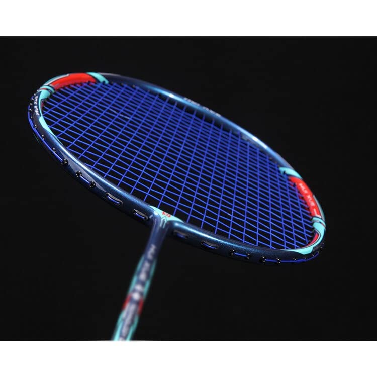 JHHDP Full Carbon Badminton Racket with Free String Ultralight Strung