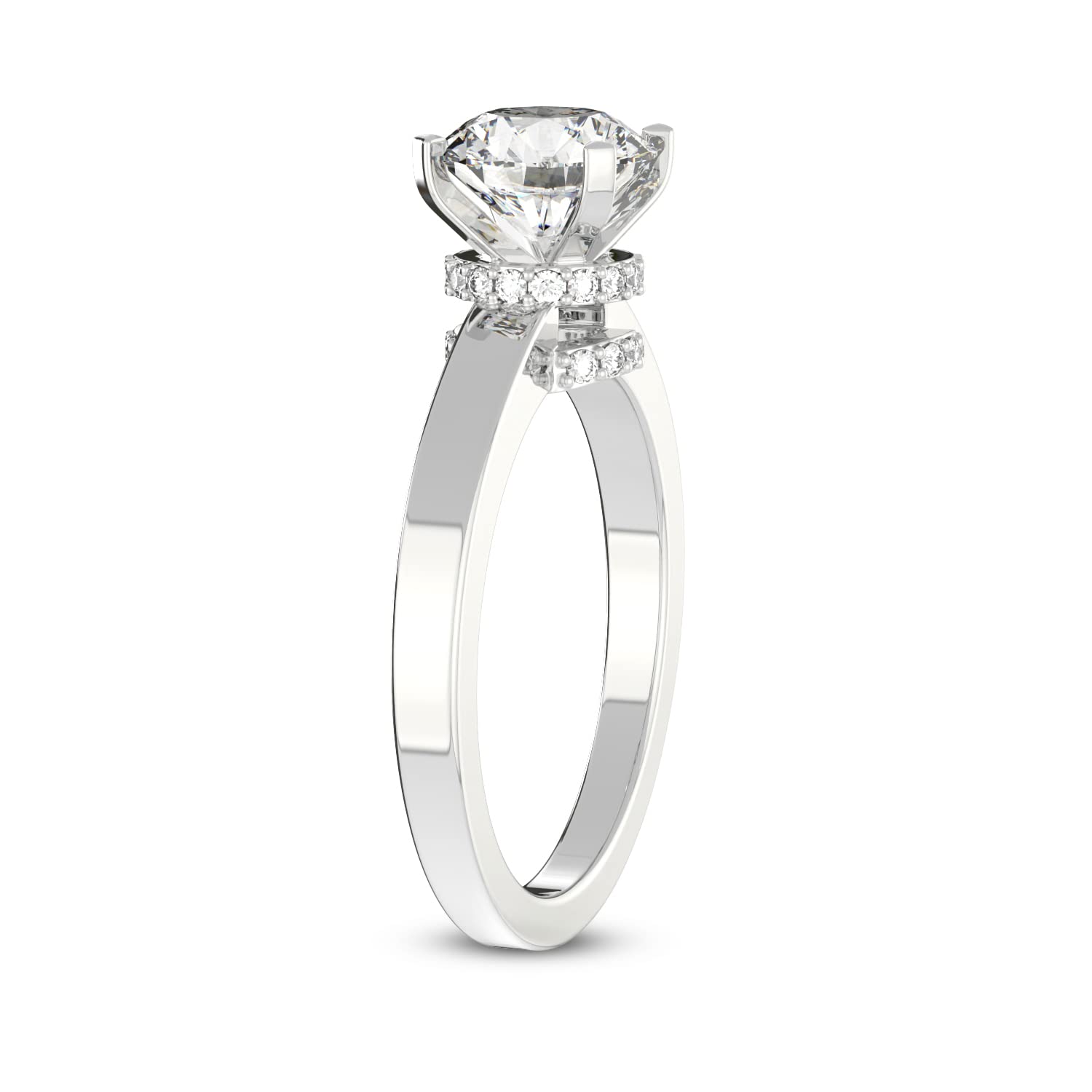 FRIENDLY DIAMONDS 1 Carat IGI Certified Oval Shape Lab Grown Diamond Ring | 14K Or 18K White, Yellow Or Rose Gold | Ember Solitaire Diamond Ring | FG-VS1-VS2 Quality