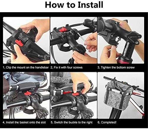 Folding Bicycle Basket Small Pet Cat Dog Carrier Front Bike Handlebar Basket Bag