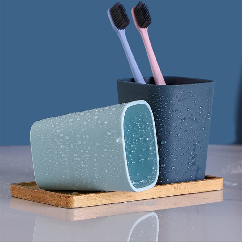 MXIAOXIA Mouthwash Cup Wash Cup Home Brushing Cup Cute Tooth Cylinder Cup Couple Toothbrush Cup Set