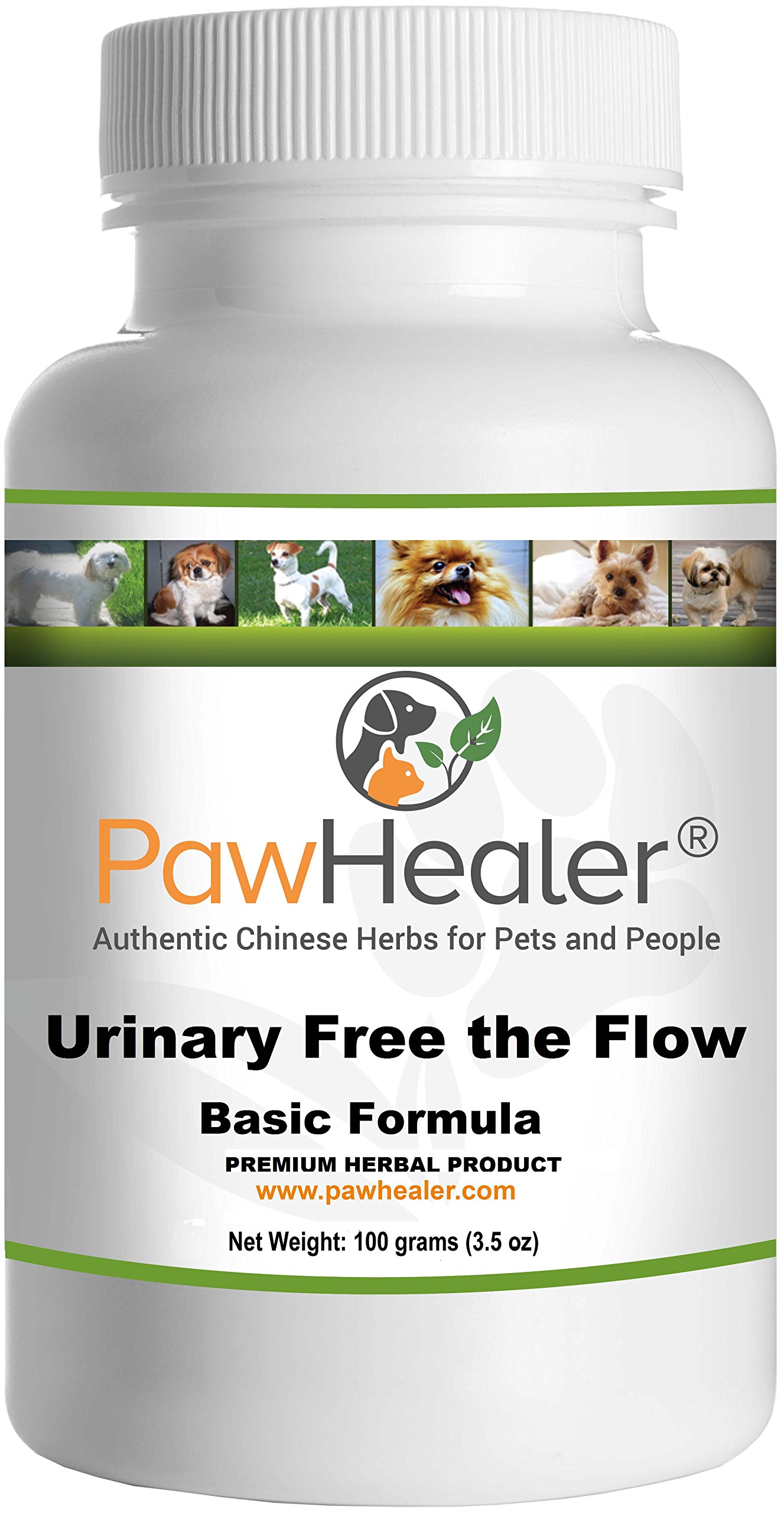 Urinary Free The Flow-Basic 100 Grams - Bladder Stones Dogs - Natural Remedy Stone Prevention in Dogs - 100 Grams-Herbal Powder - Mix into FoodâŠ
