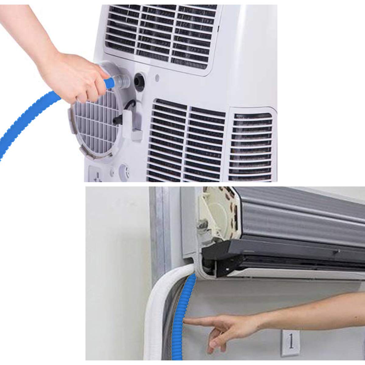 Forestchill Universal Drain Hose for Air Conditoner, Inlet Hose for Semi-Automatic Washing Machine, 5.2 Ft
