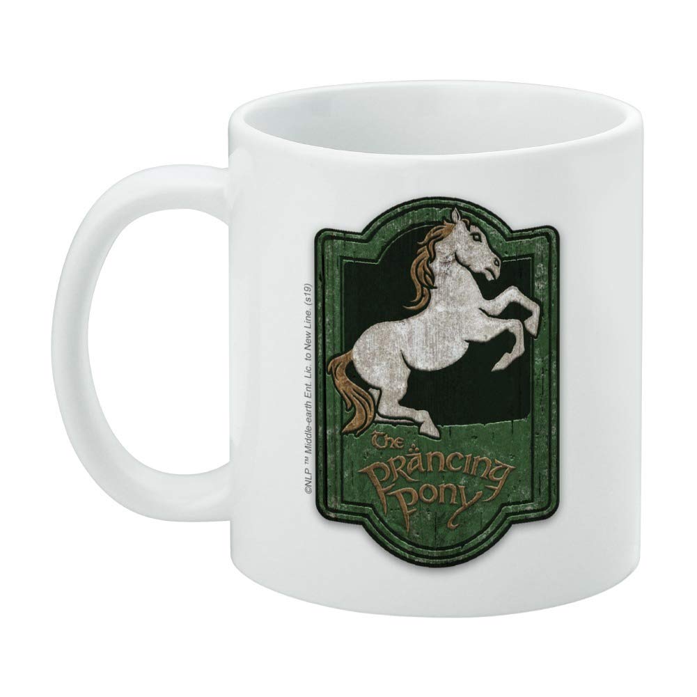 GRAPHICS & MORE THE LORD OF THE RINGS The Prancing Pony Ceramic Coffee Mug, Novelty Gift Mugs for Coffee, Tea and Hot Drinks, 11oz, White
