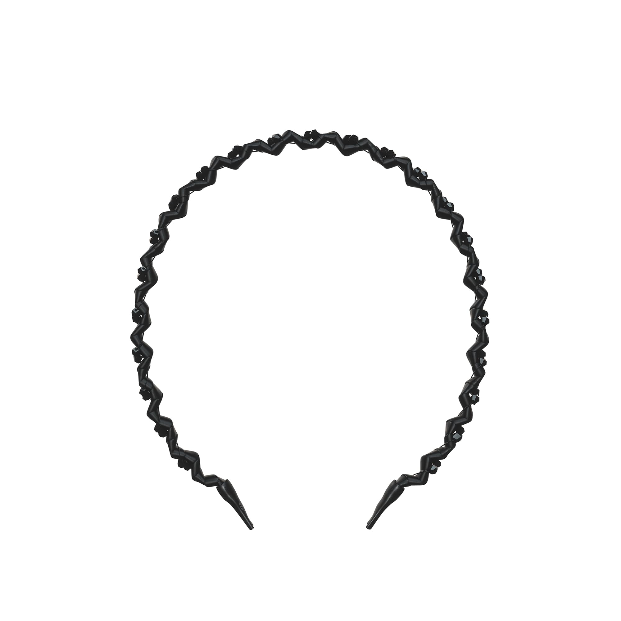 invisibobble HairHalo The Adjustable Headband - True Dark Sparkle - Hairbands Made for Everyone -Worn All Day with No Pain or Uncomfortable Pressure